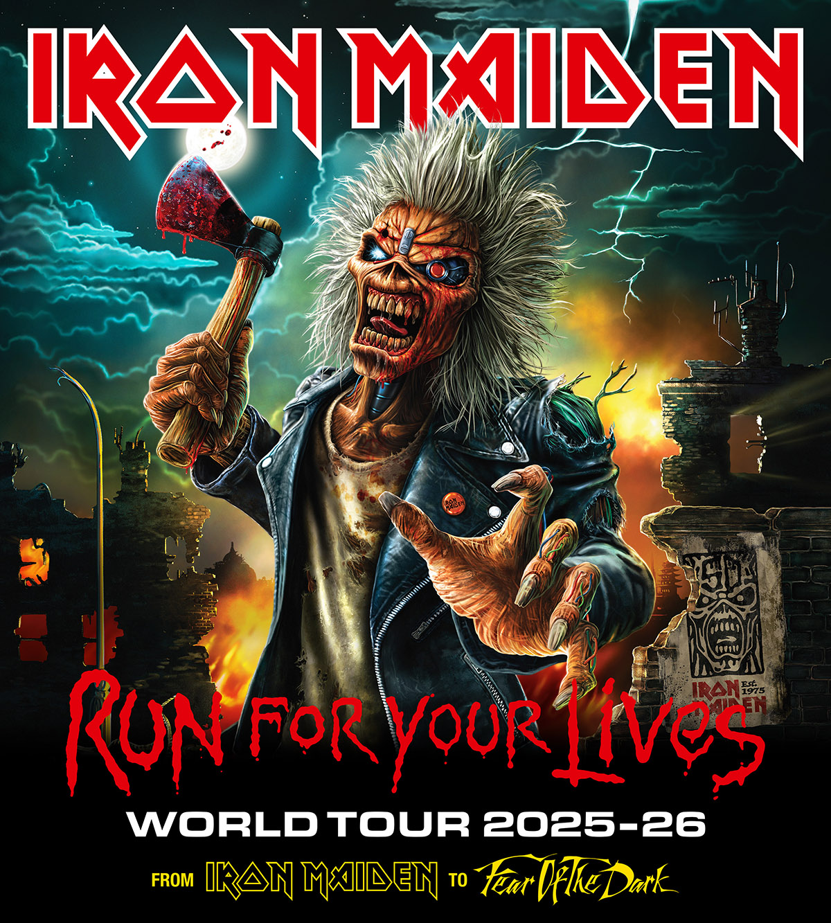 Iron Maiden Run for Your Lives World Tour 2025